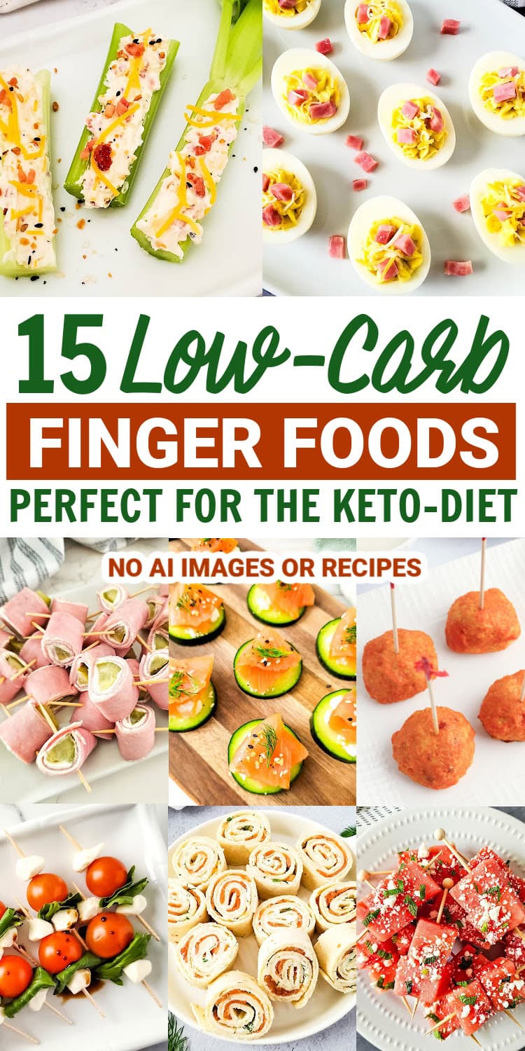 15 Easy Low-Carb Finger Foods Perfect for On-the-Go Snacking - Party ...