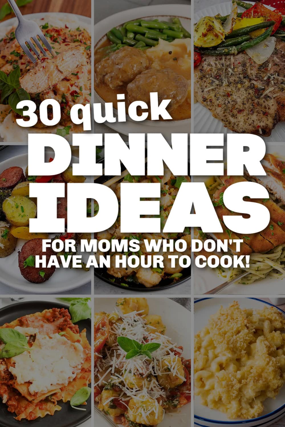 30 Quick and Easy Dinner Ideas You Can Make in No Time! - Party Snack ...